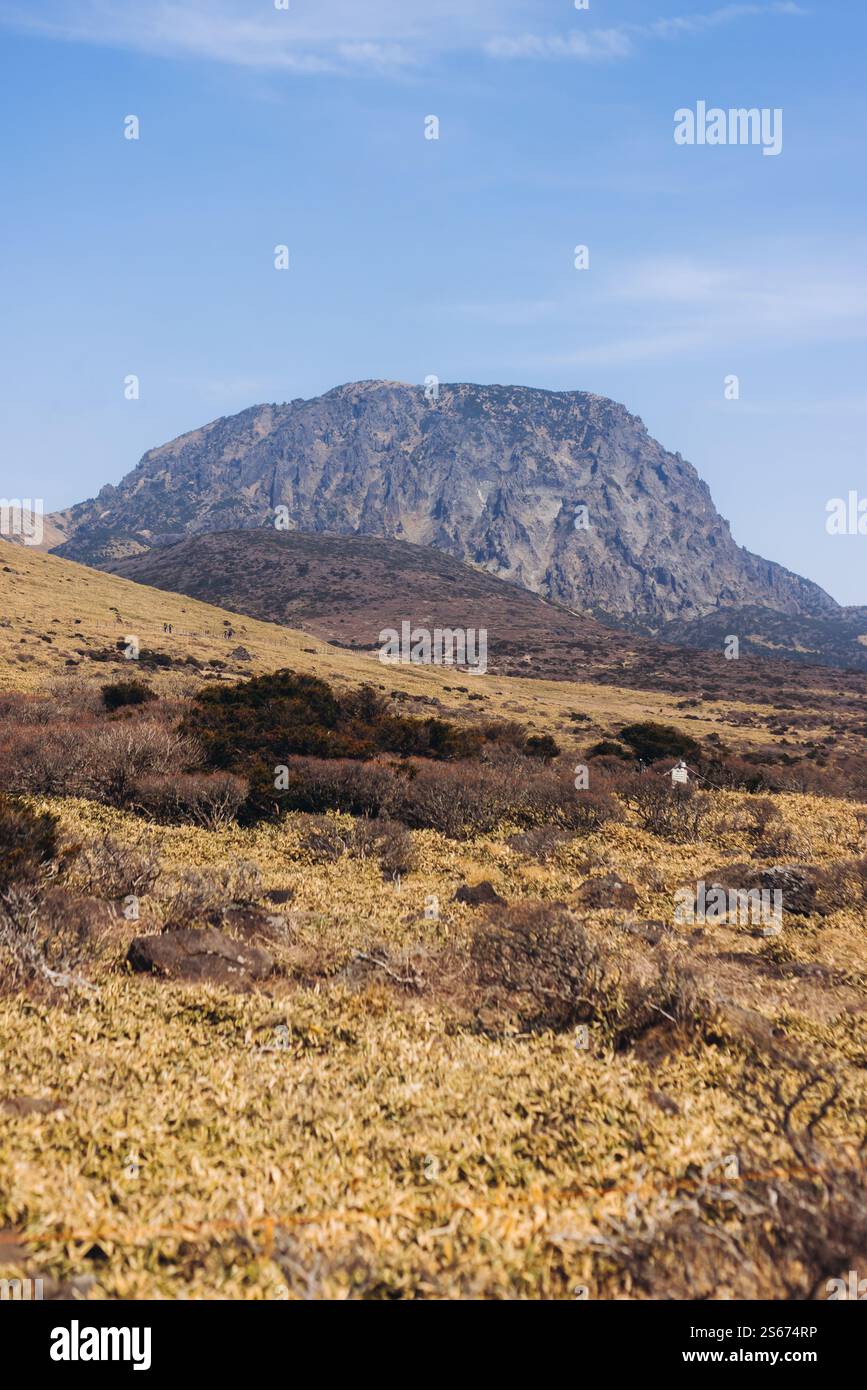 Hallasan National Park, Jeju island, South Korea, spring landscape view ...