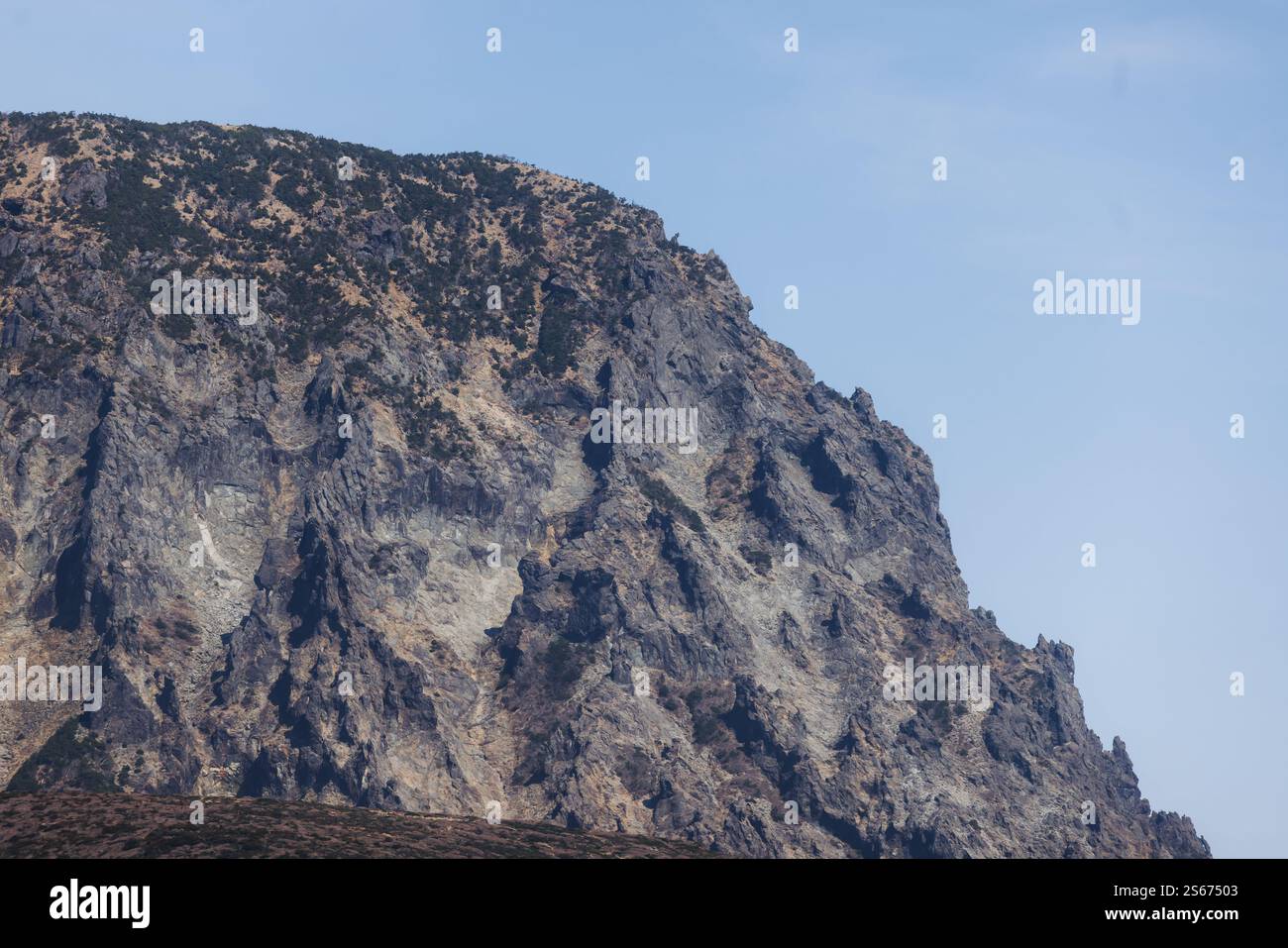 Hallasan National Park, Jeju island, South Korea, spring landscape view ...