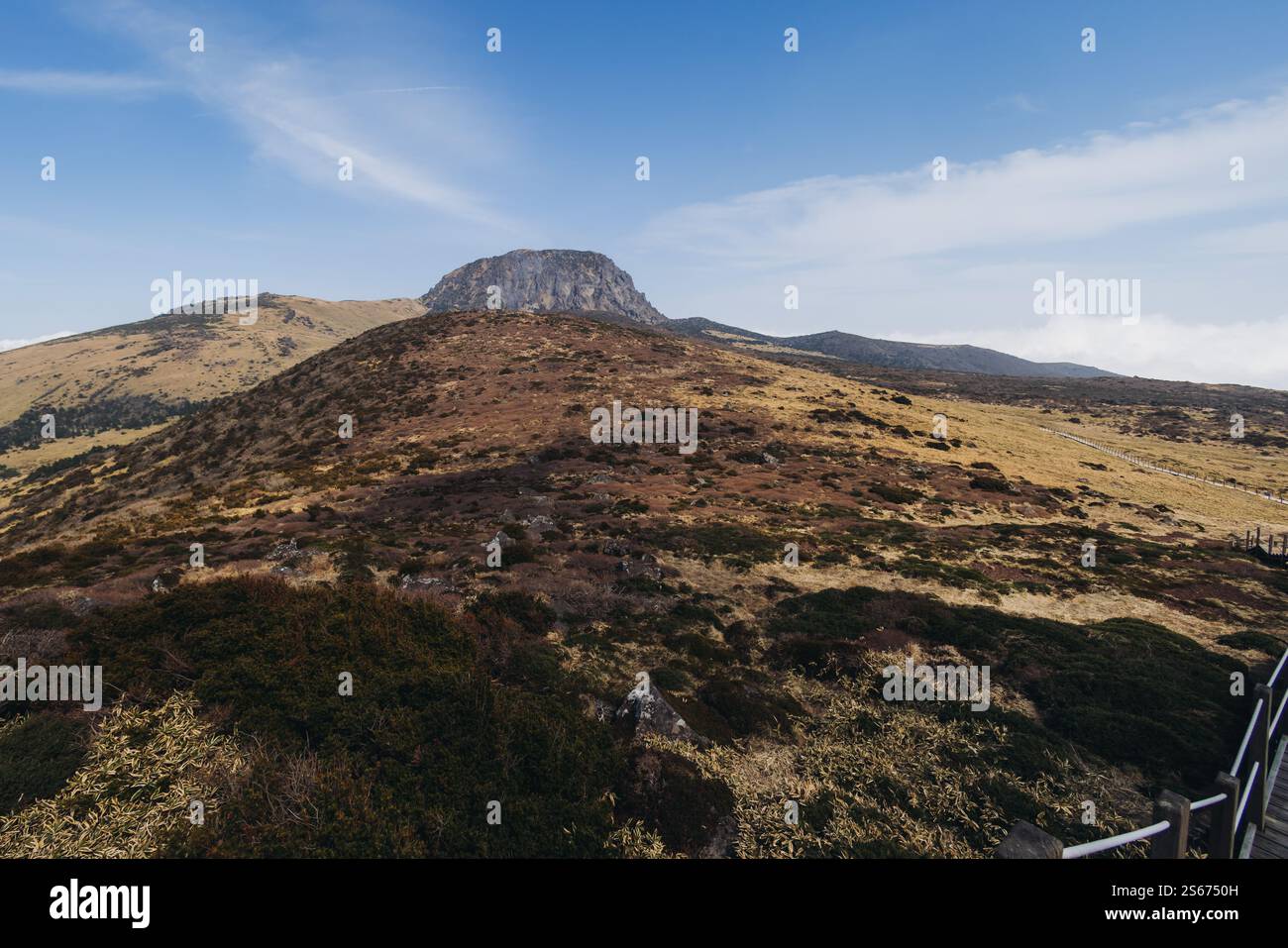 Hallasan National Park, Jeju island, South Korea, spring landscape view ...