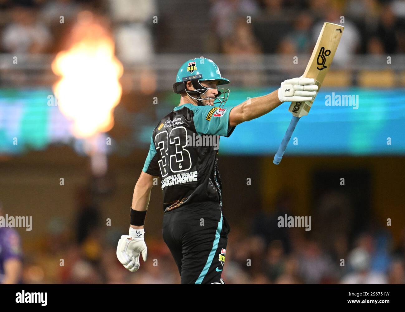 Brisbane, Australia. 16th Jan, 2025. Marnus Labuschagne of the Heat ...