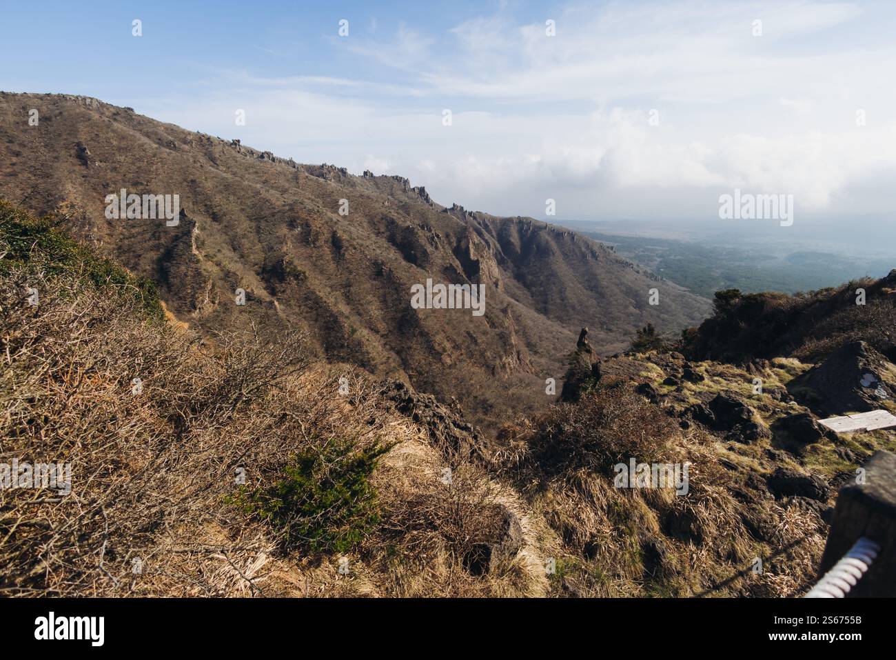 Hallasan National Park, Jeju island, South Korea, spring landscape view ...