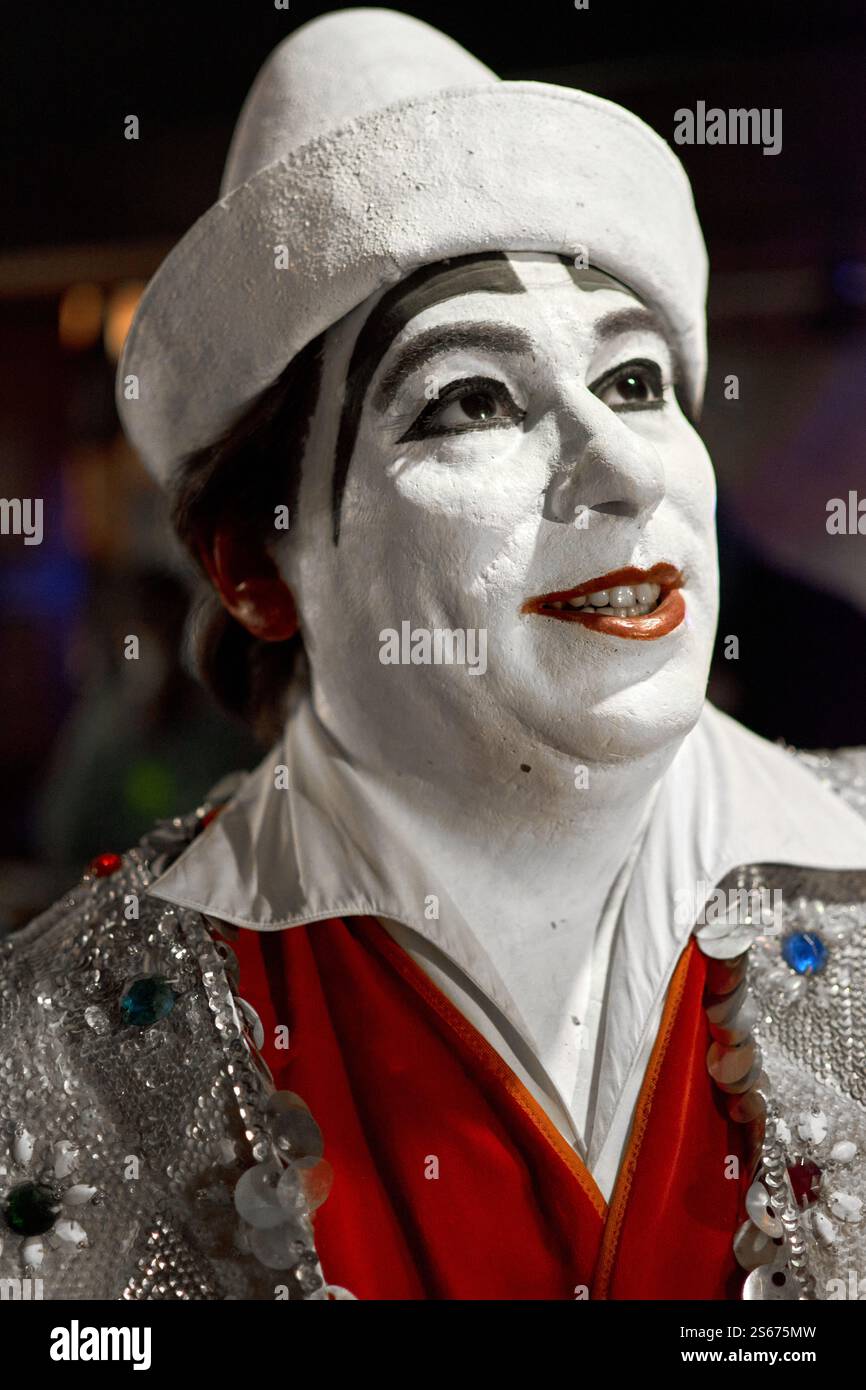 Madrid. Spain - January 16, 2025: Wax figure of Manolo Tonetti in ...
