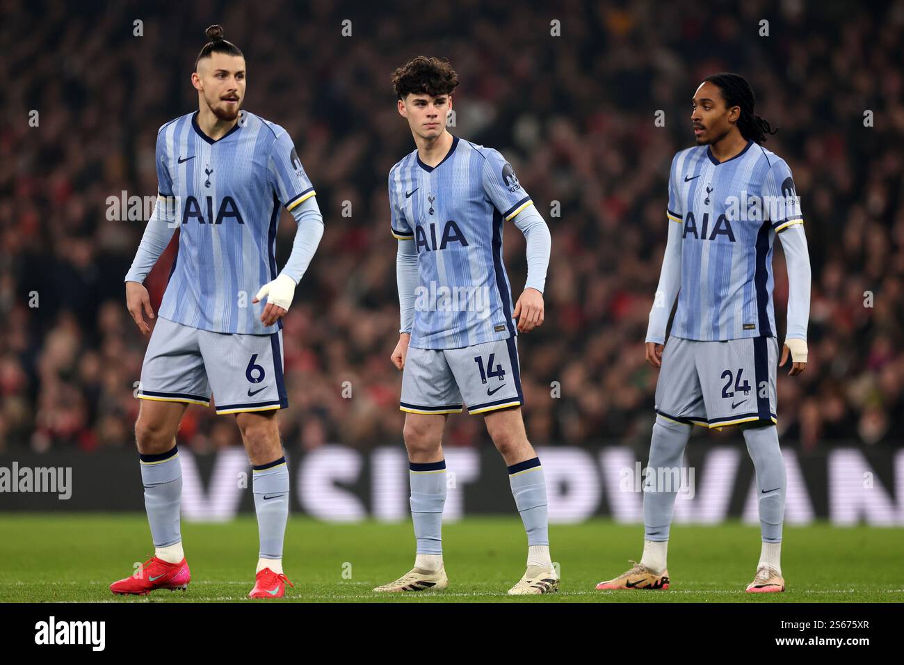 London, UK. 15th Jan, 2025. Archie Gray of Tottenham during the Premier ...
