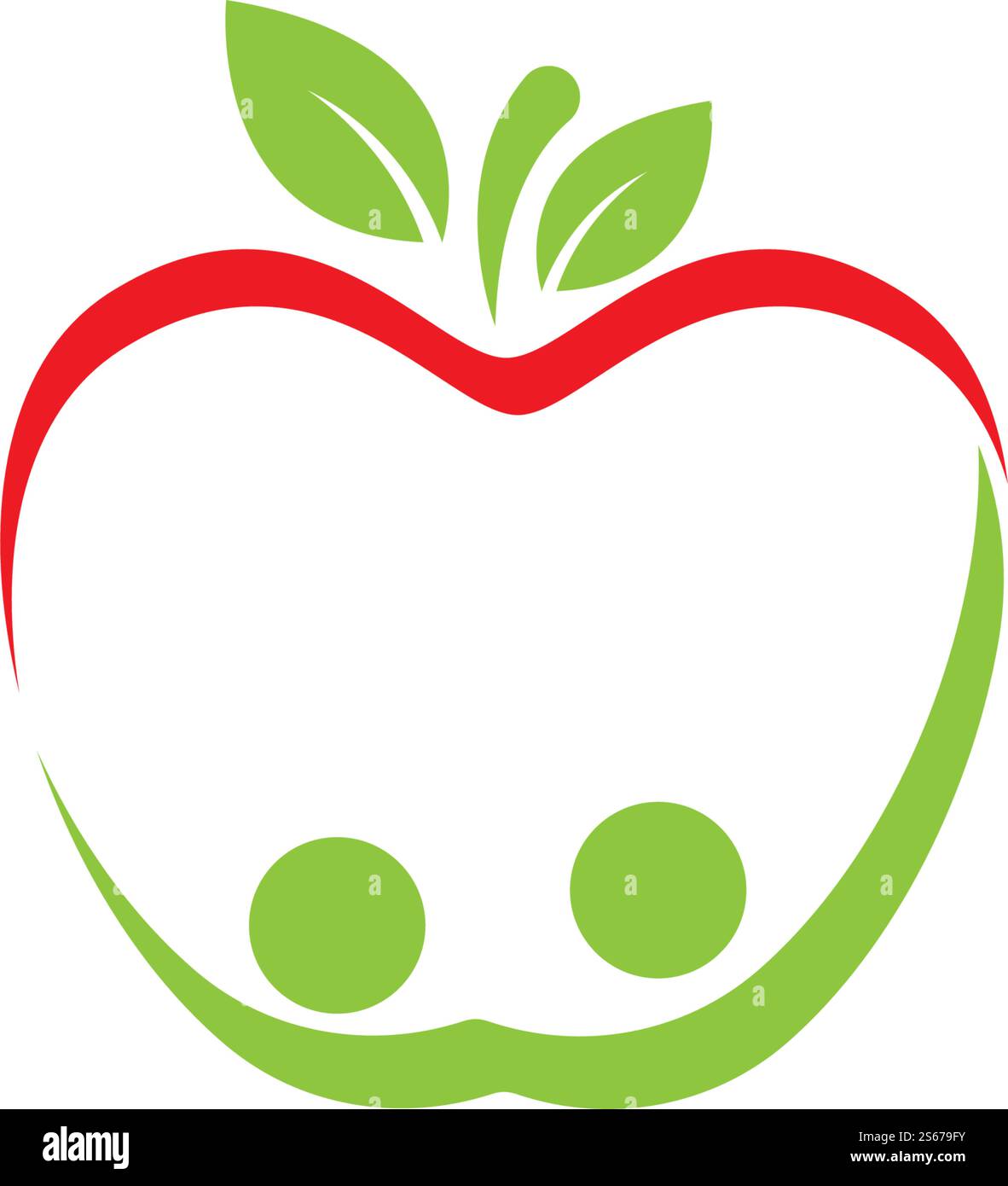 Apple illustration logo vector illustration Stock Vector Image & Art ...