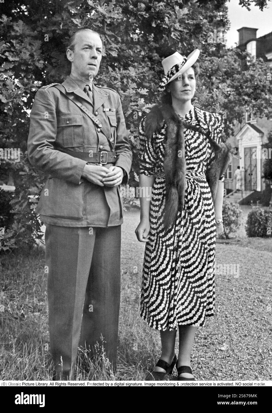 Folke Bernadotte. Swedish nobleman and diplomat. 1895-1948. Married to ...