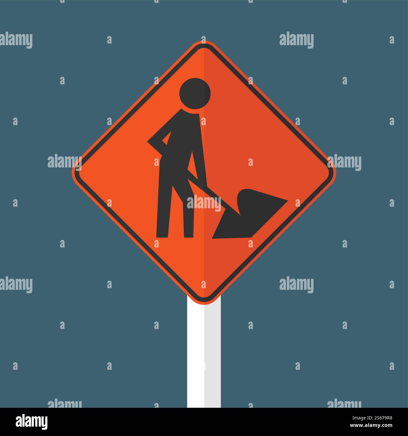 Men At Work Sign,vector illustration Stock Vector Image & Art - Alamy