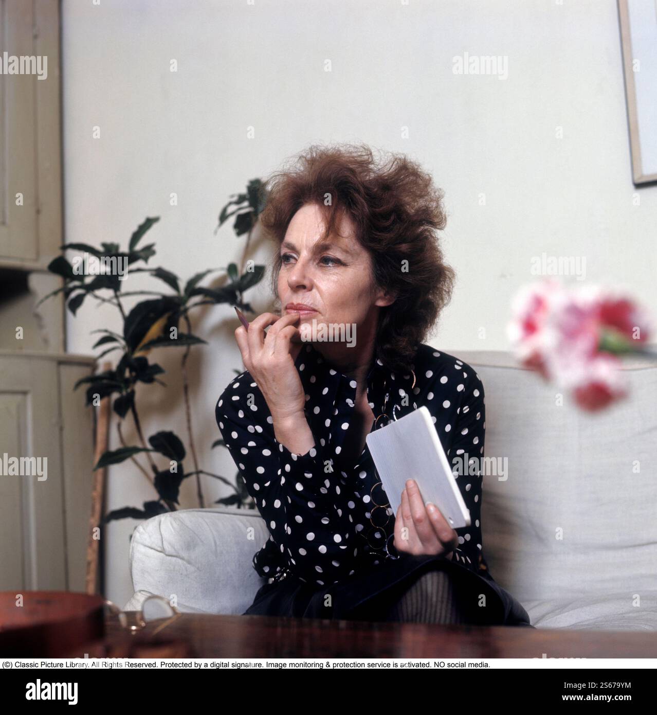 Viveca Lindfors. Swedish-American Actress. 1920-1995. Pictured in her ...