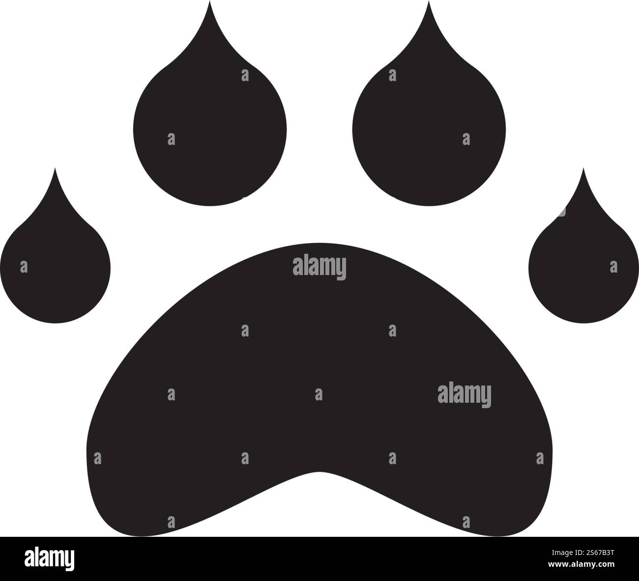 Paw logo vector template Stock Vector Image & Art - Alamy