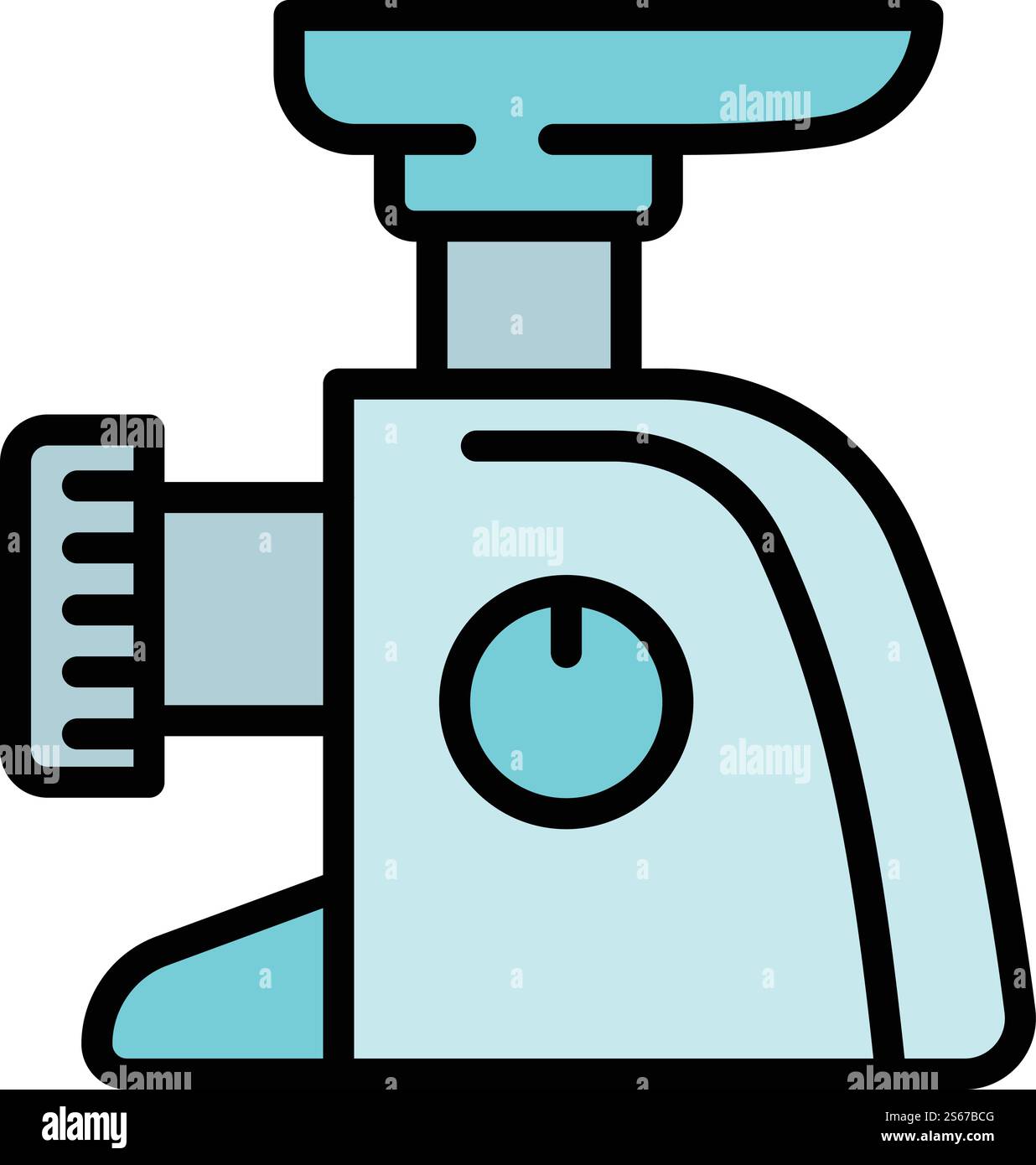 Meat grinder icon. Outline meat grinder vector icon for web design ...