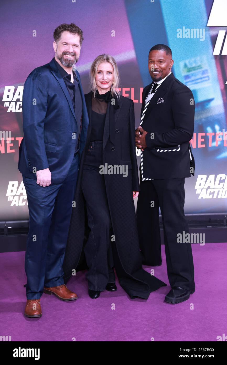 15.01.2025 Regisseur Seth Gordon, Cameron Diaz, Jamie Foxx, auf dem ...