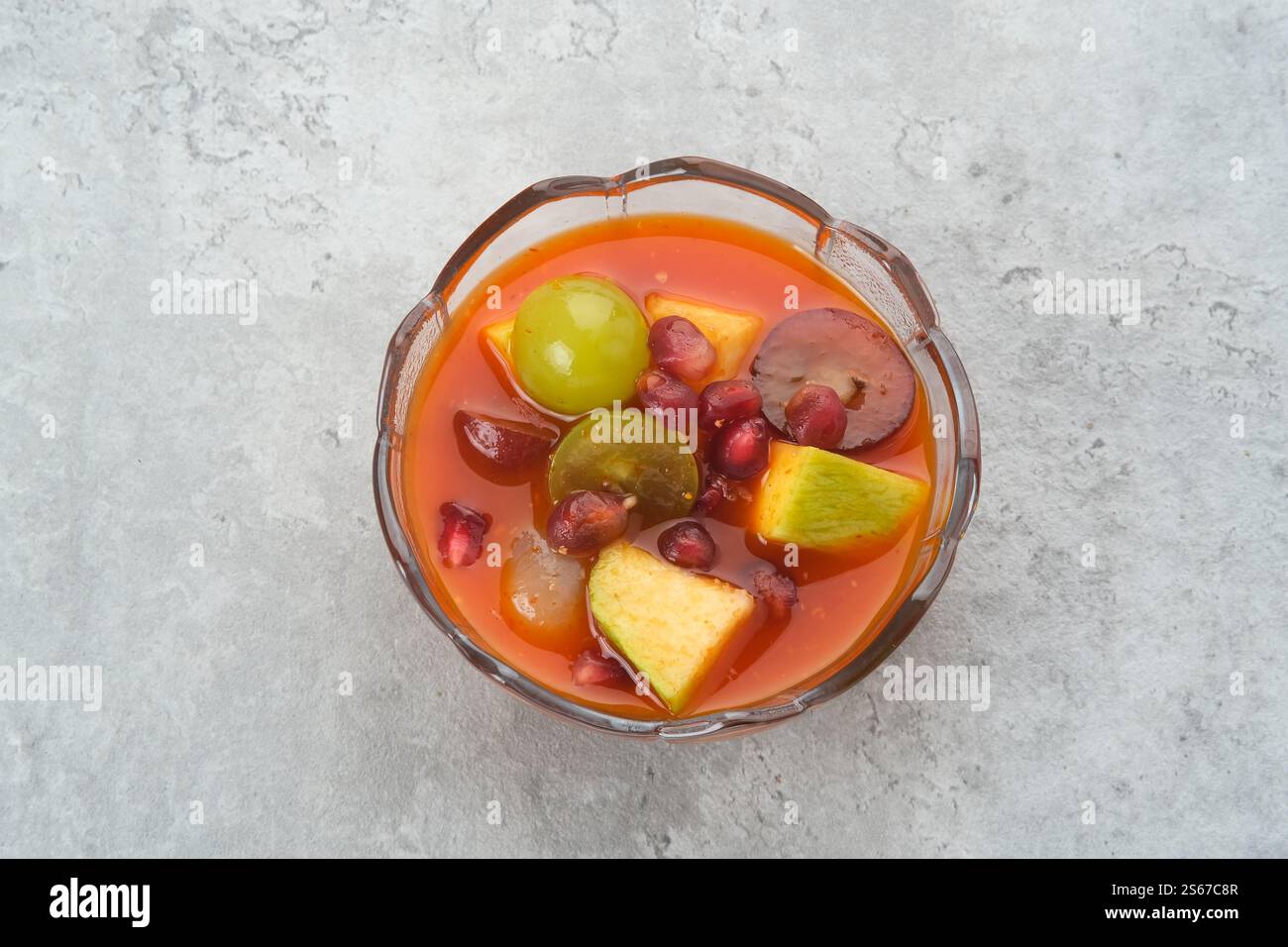 Asinan Buah (pickled fruit), Indonesian dessert made from preserved ...