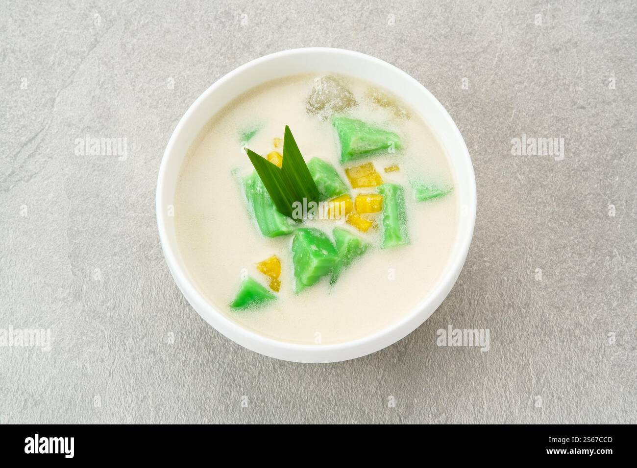 Es Bongko, traditional food made from hunkwe flour, pandan leaves ...