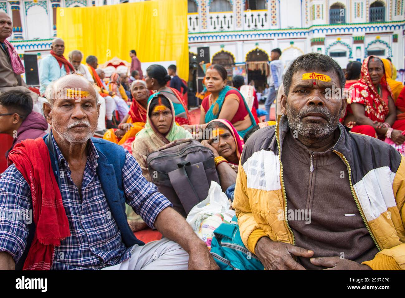Indian Pilgrims converge at Janaki Temple on the occasion of the Bibaha ...