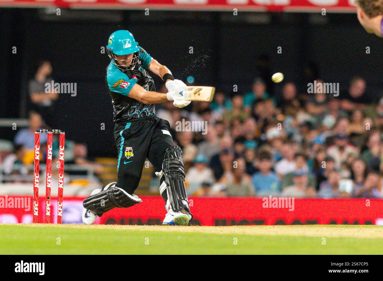 Marnus Labuschagne of Brisbane Heat during the Big Bash League match ...