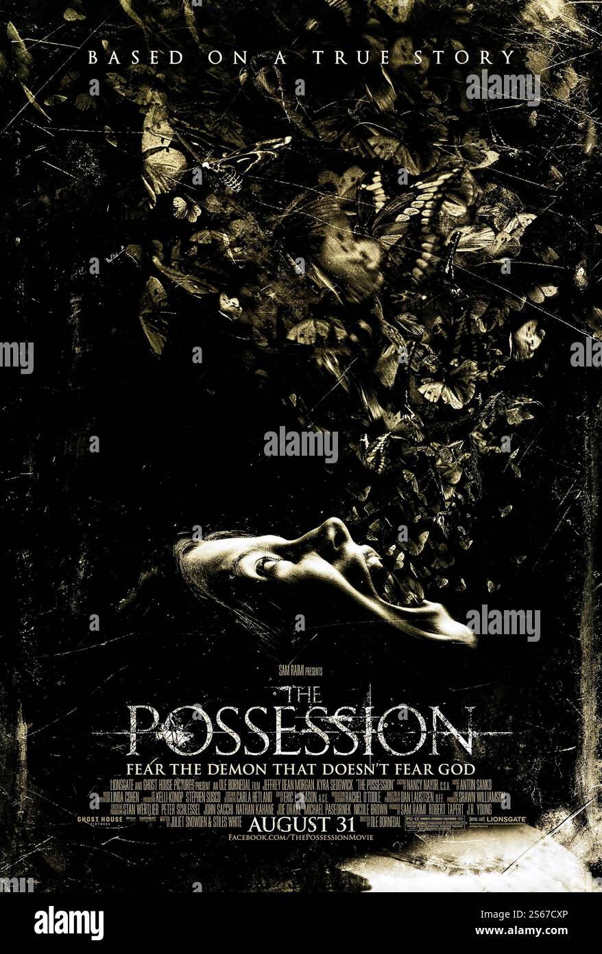 The Possession (2012) directed by Ole Bornedal and starring Jeffrey Dean Morgan, Kyra Sedgwick ...