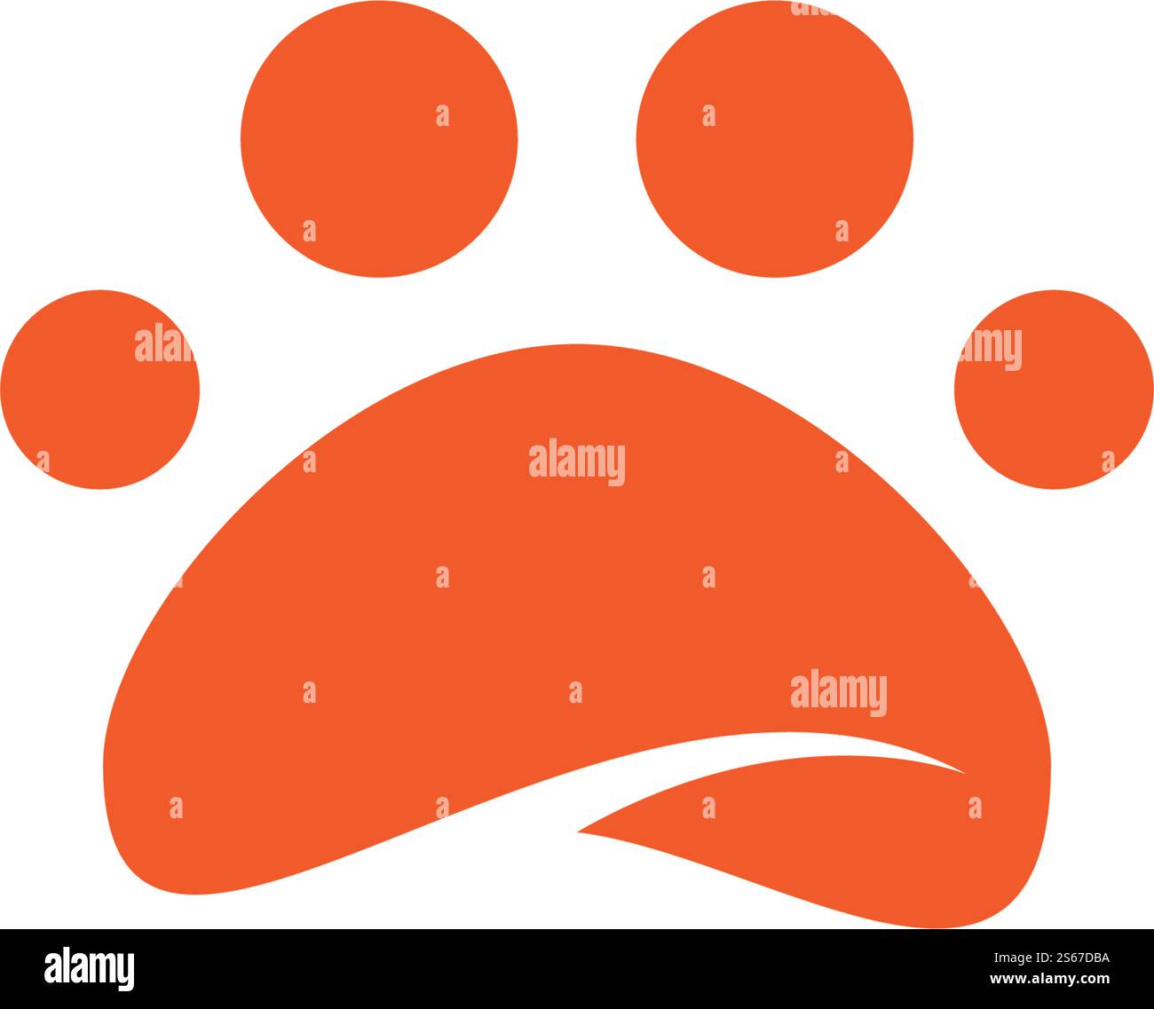 Paw logo vector template Stock Vector Image & Art - Alamy