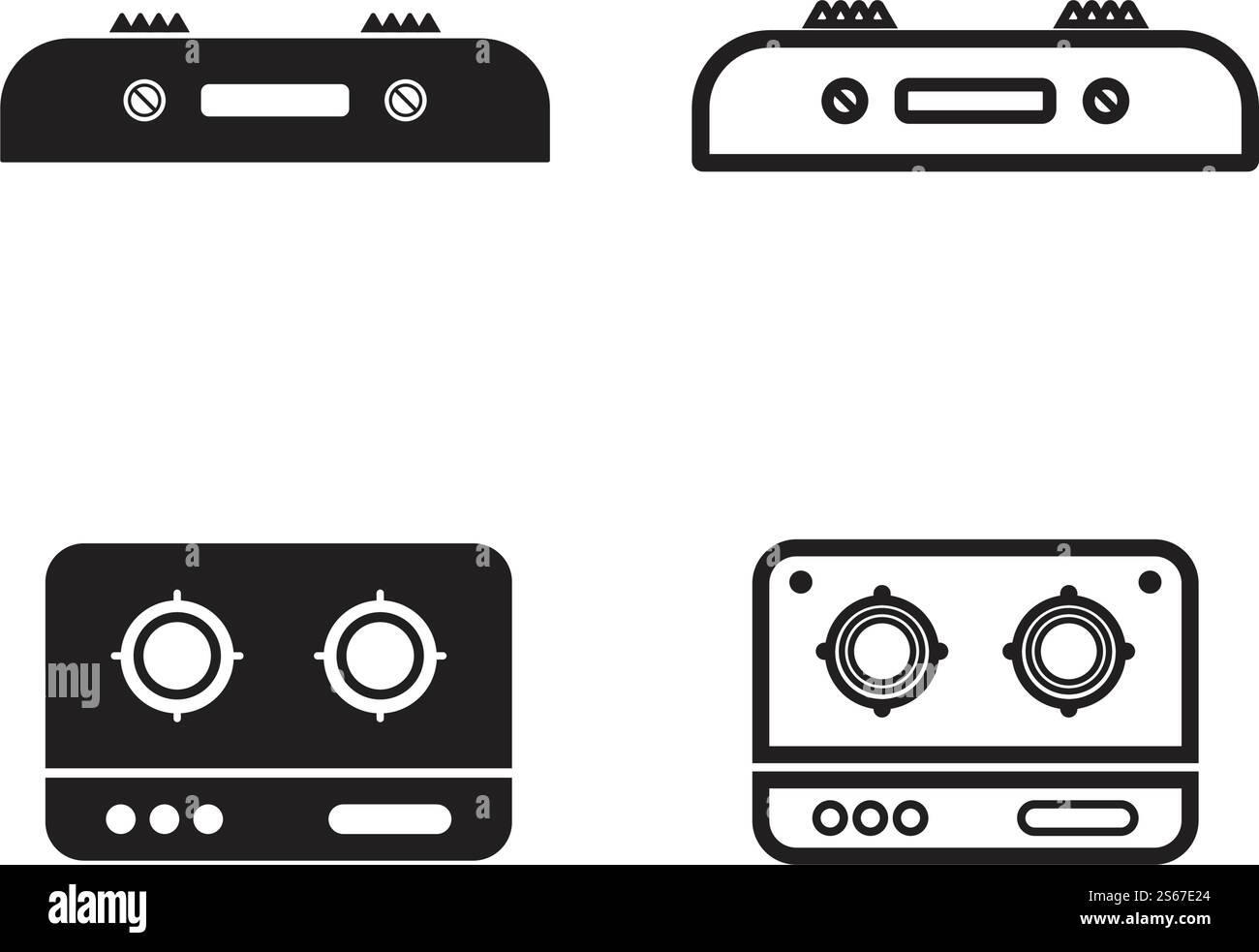 stove logo vector template design Stock Vector Image & Art - Alamy