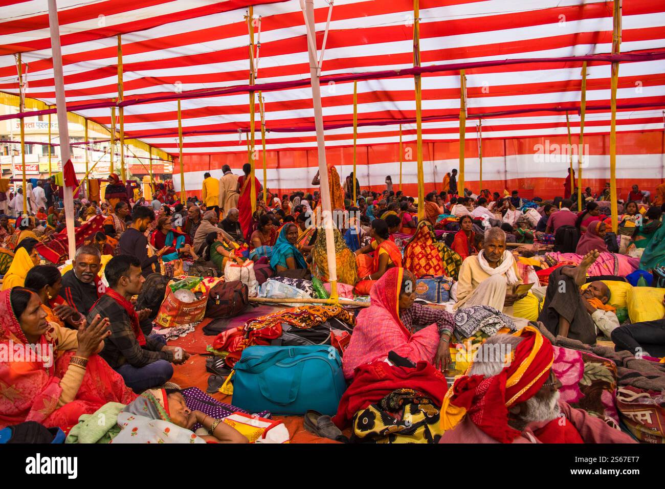Indian Pilgrims converge at Janaki Temple on the occasion of the Bibaha ...