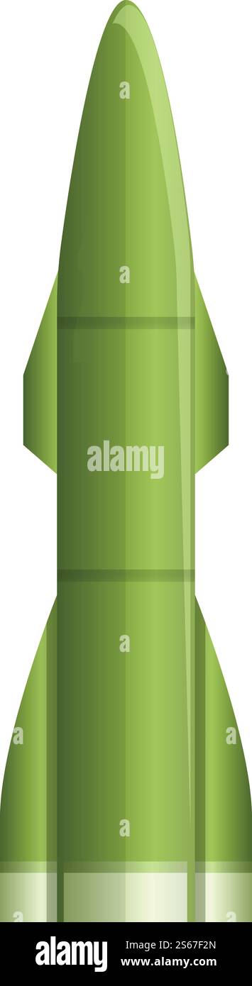 Plane missile icon. Cartoon of plane missile vector icon for web design ...