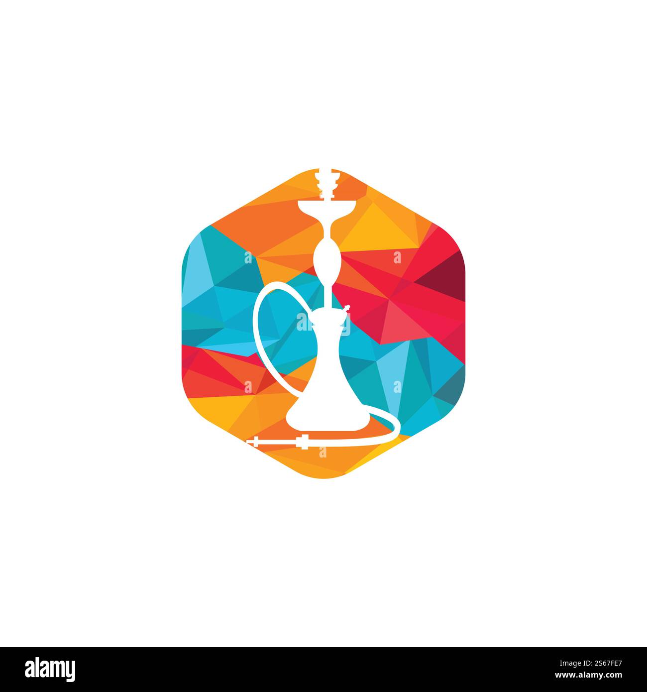 Hookah logo design. Vintage sheesha logo. Lounge cafe emblem. Arabian ...