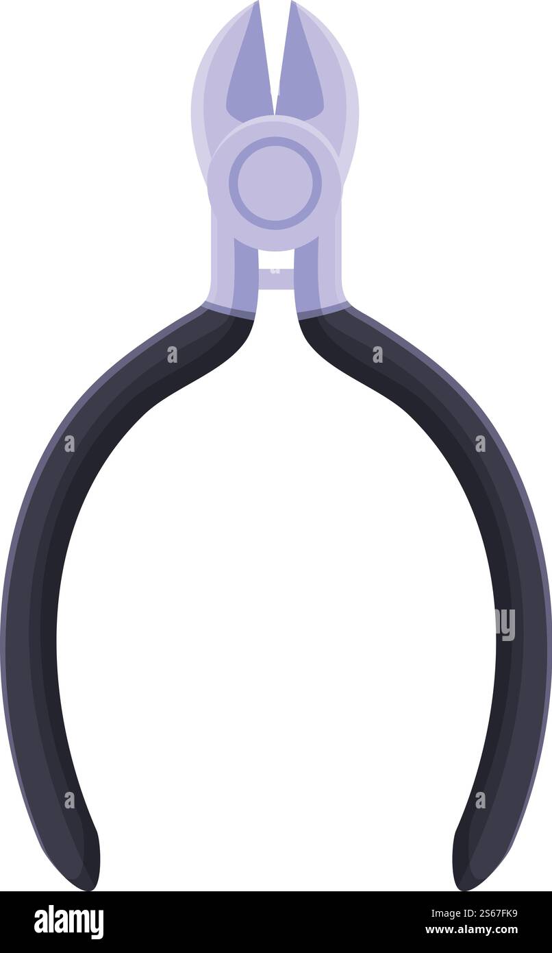 Cutter pliers icon. Cartoon of cutter pliers vector icon for web design ...
