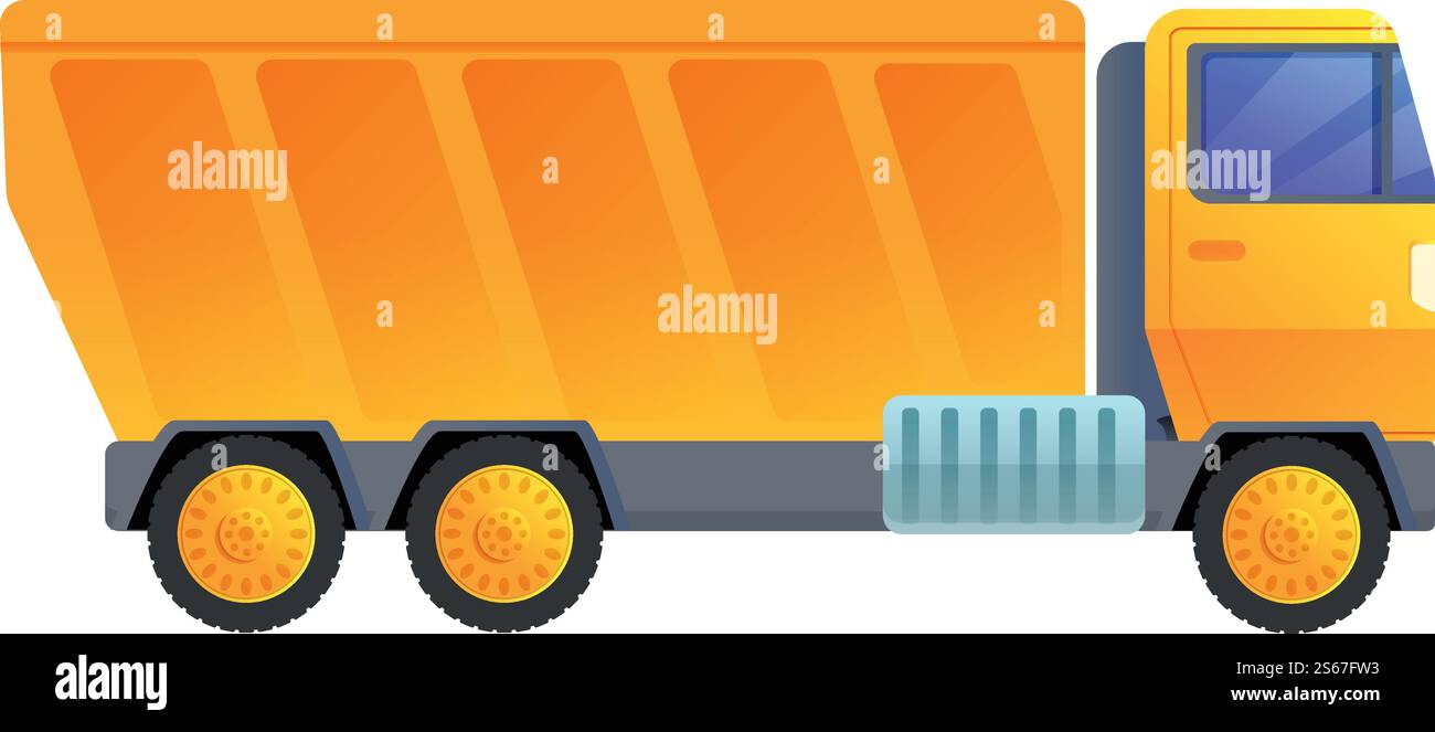 Heavy tipper icon. Cartoon of heavy tipper vector icon for web design ...