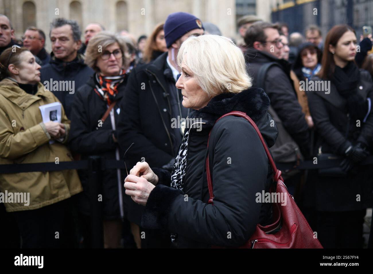 Yann Le Pen during a memorial service for French far-right figure Jean ...