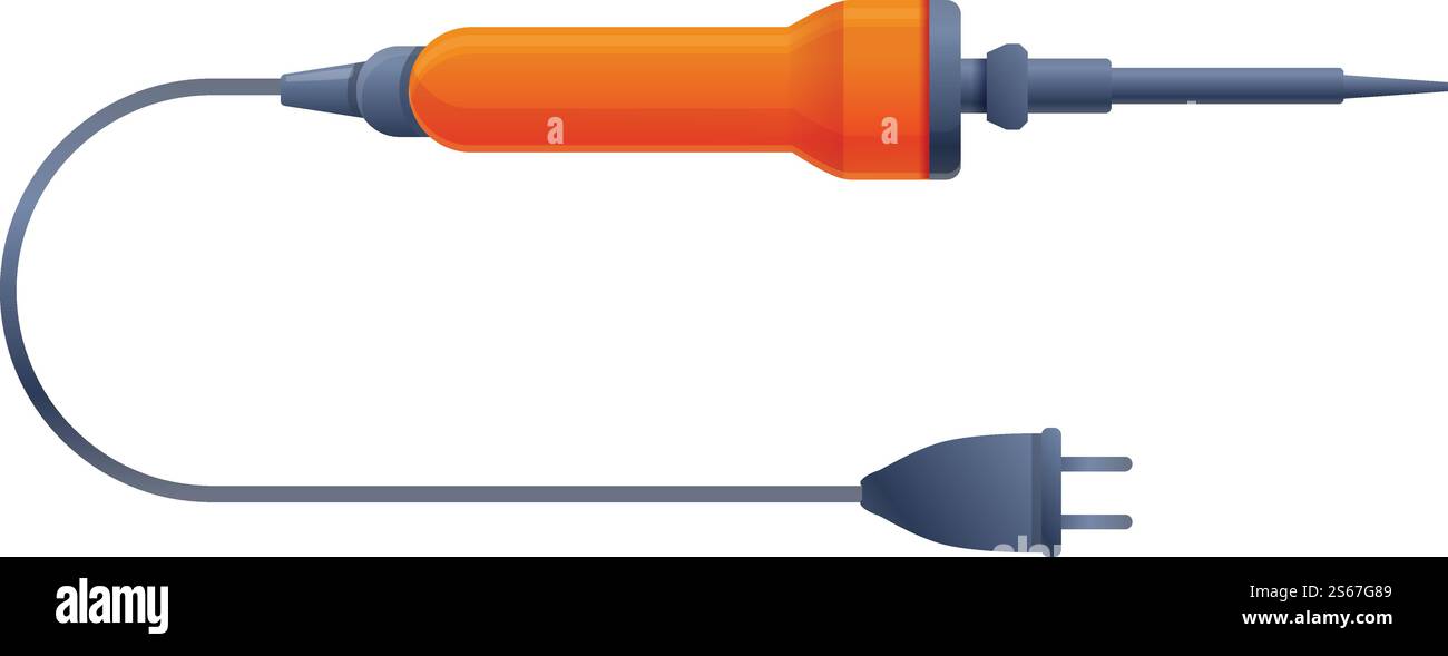 Soldering instrument icon. Cartoon of soldering instrument vector icon ...