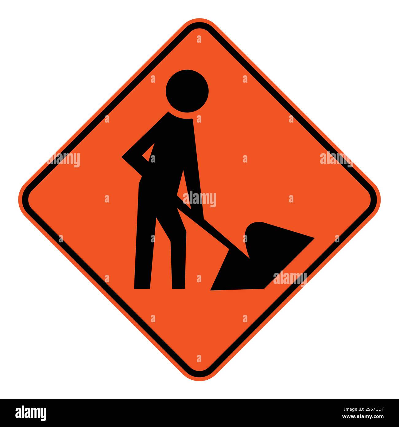 Men At Work Sign,vector illustration Stock Vector Image & Art - Alamy