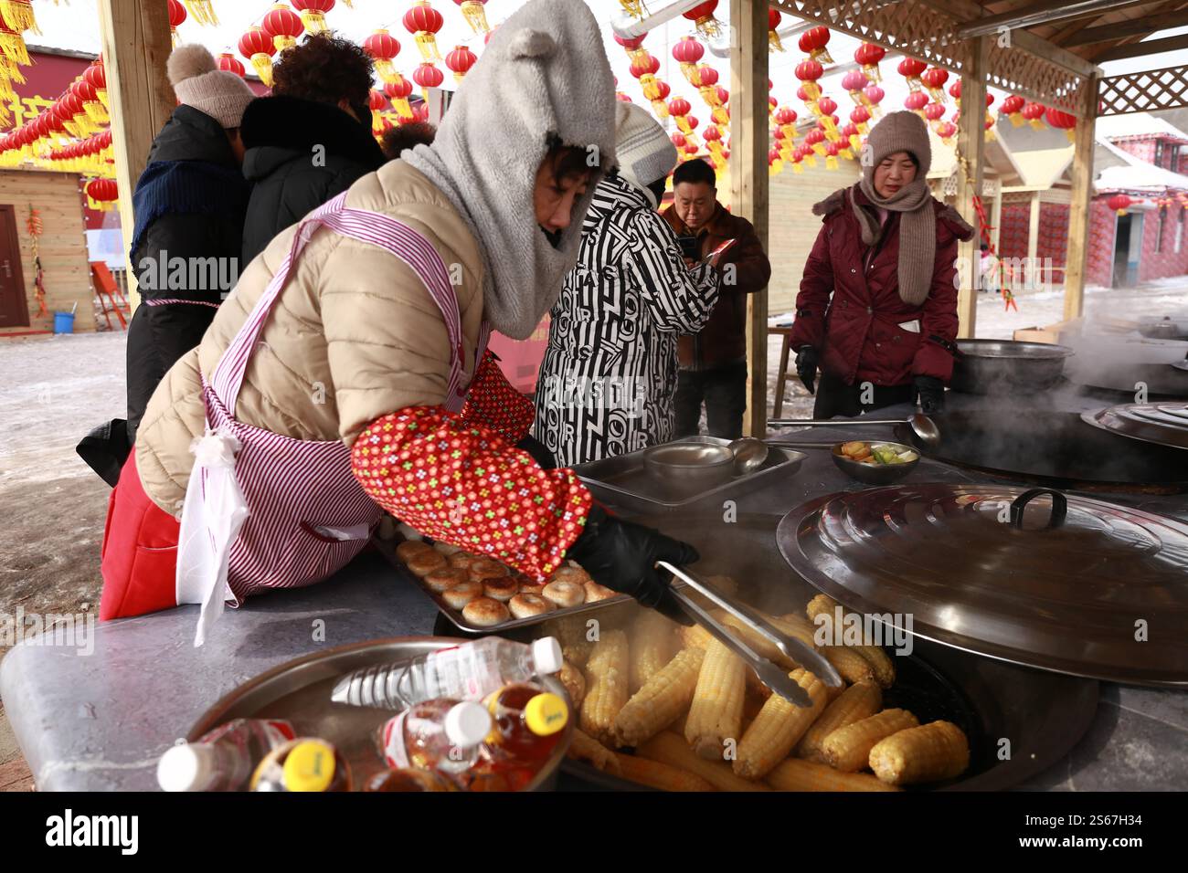 An ice and snow world opens in Fushun City, northeast China's Liaoning ...