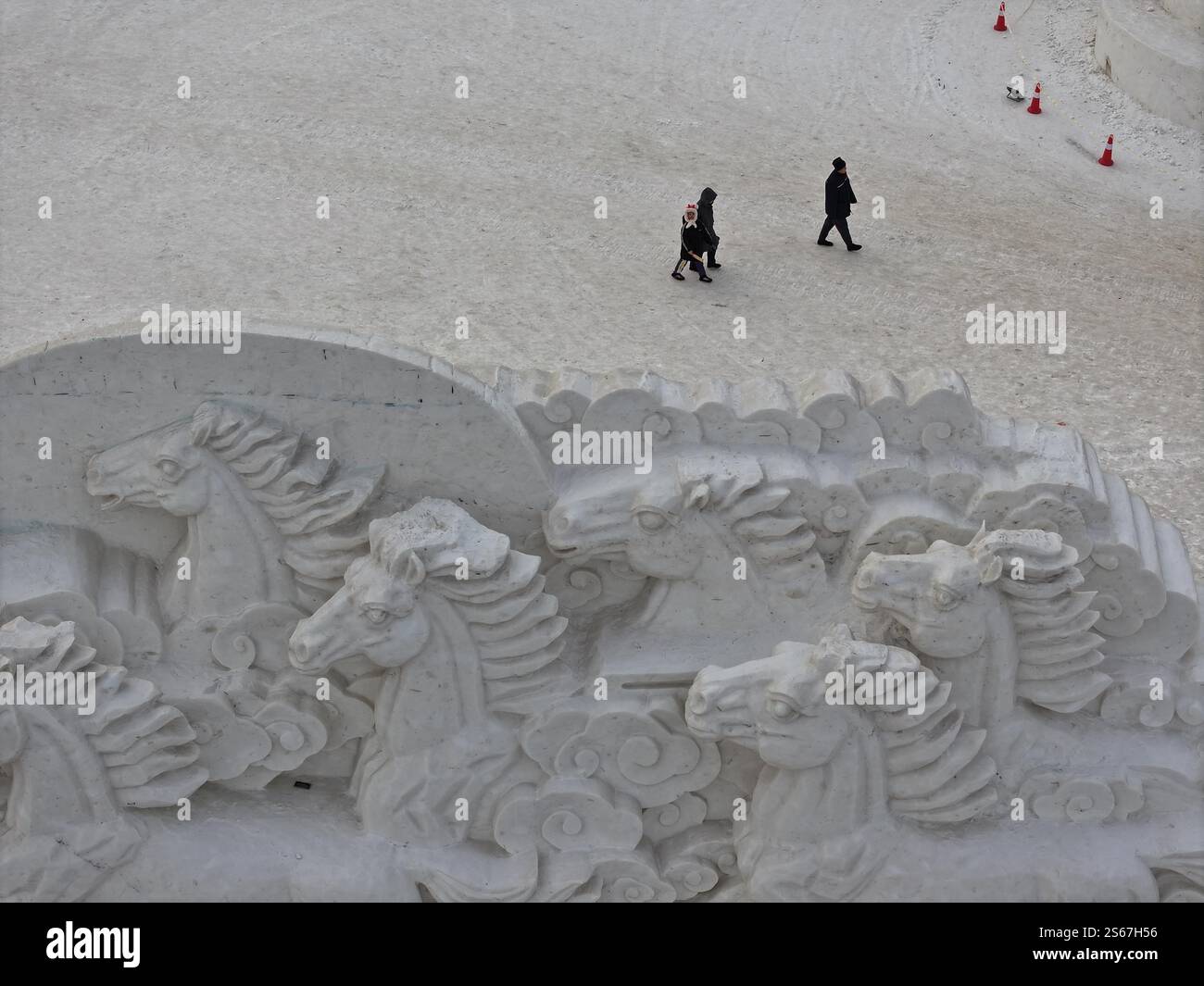 An ice and snow world opens in Fushun City, northeast China's Liaoning ...