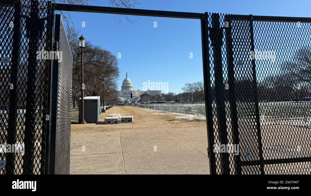 Washington, DC. 15th Jan, 2025. Security preparation for the United ...
