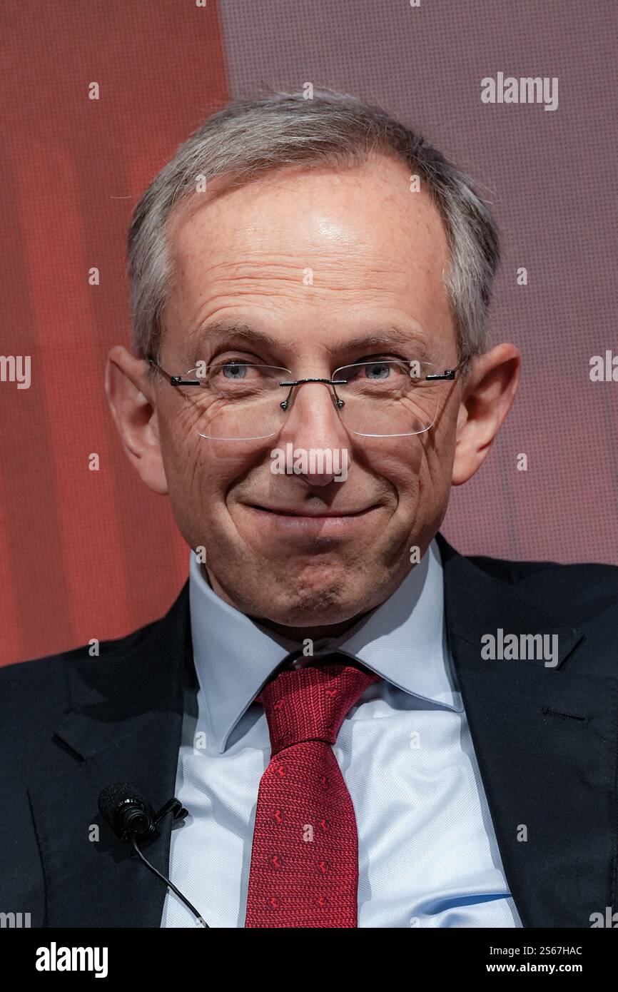 Milano, Italia. 16th Jan, 2025. Partnership between UniCredit and ...