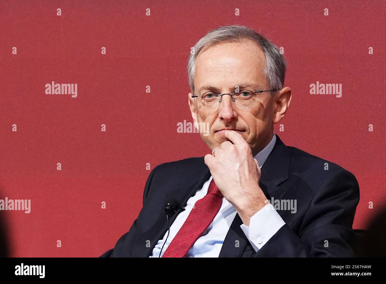 Milano, Italia. 16th Jan, 2025. Partnership between UniCredit and ...