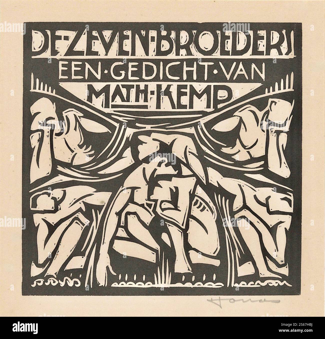 Henri Jonas - The Seven Brothers - 1921 Stock Photo - Alamy