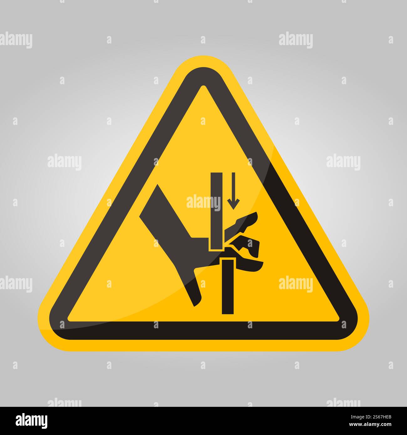 Cutting of hand moving parts symbol sign hi-res stock photography and ...