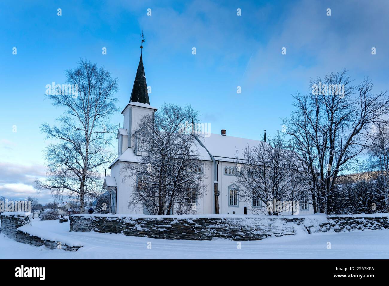 Alvdal 20250110. Alvdal church. Photo: Gorm Kallestad / NTB Stock Photo ...
