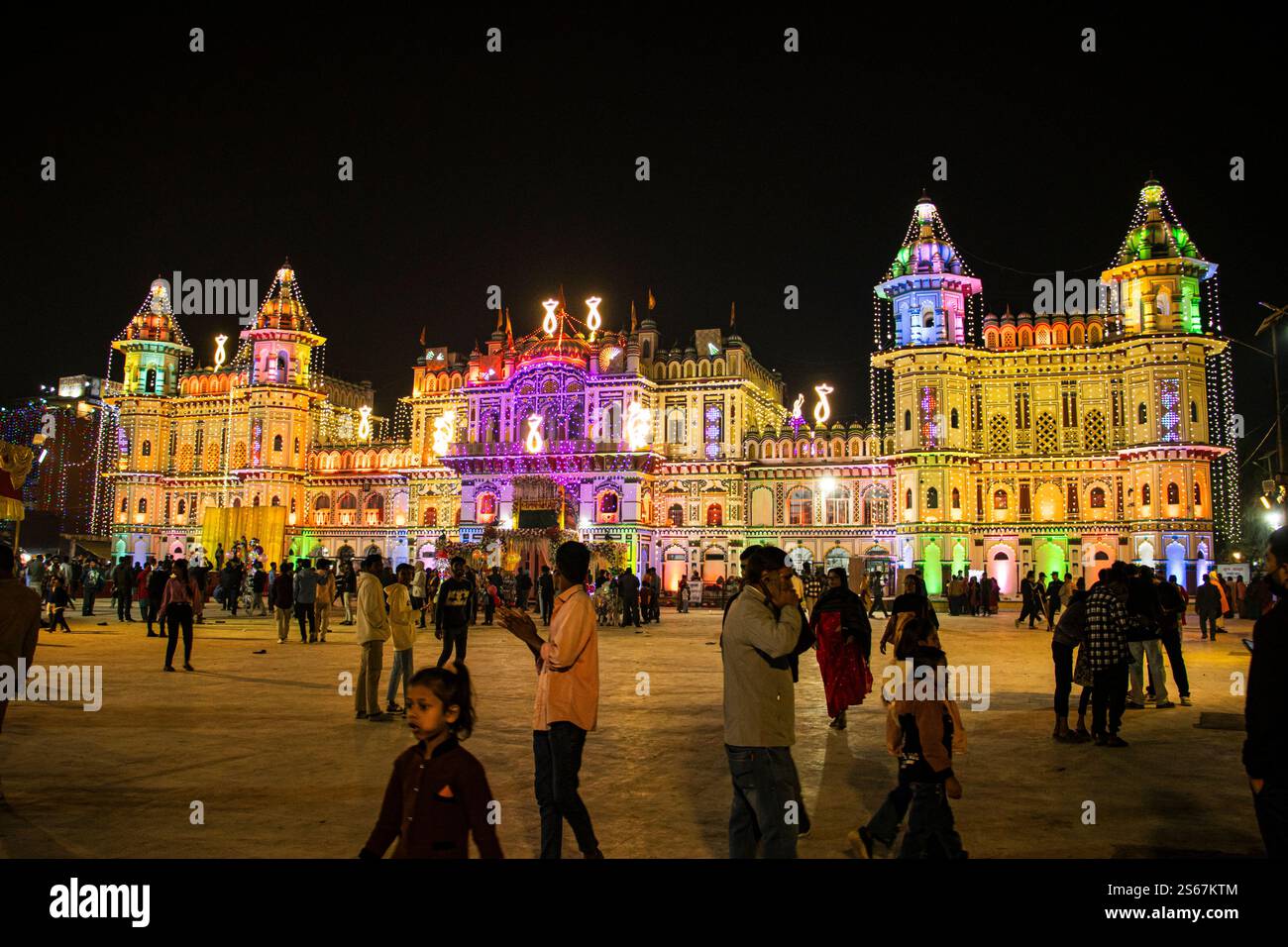 Janaki Mandir shimmering in vibrant lights for Bibaha Panchami ...