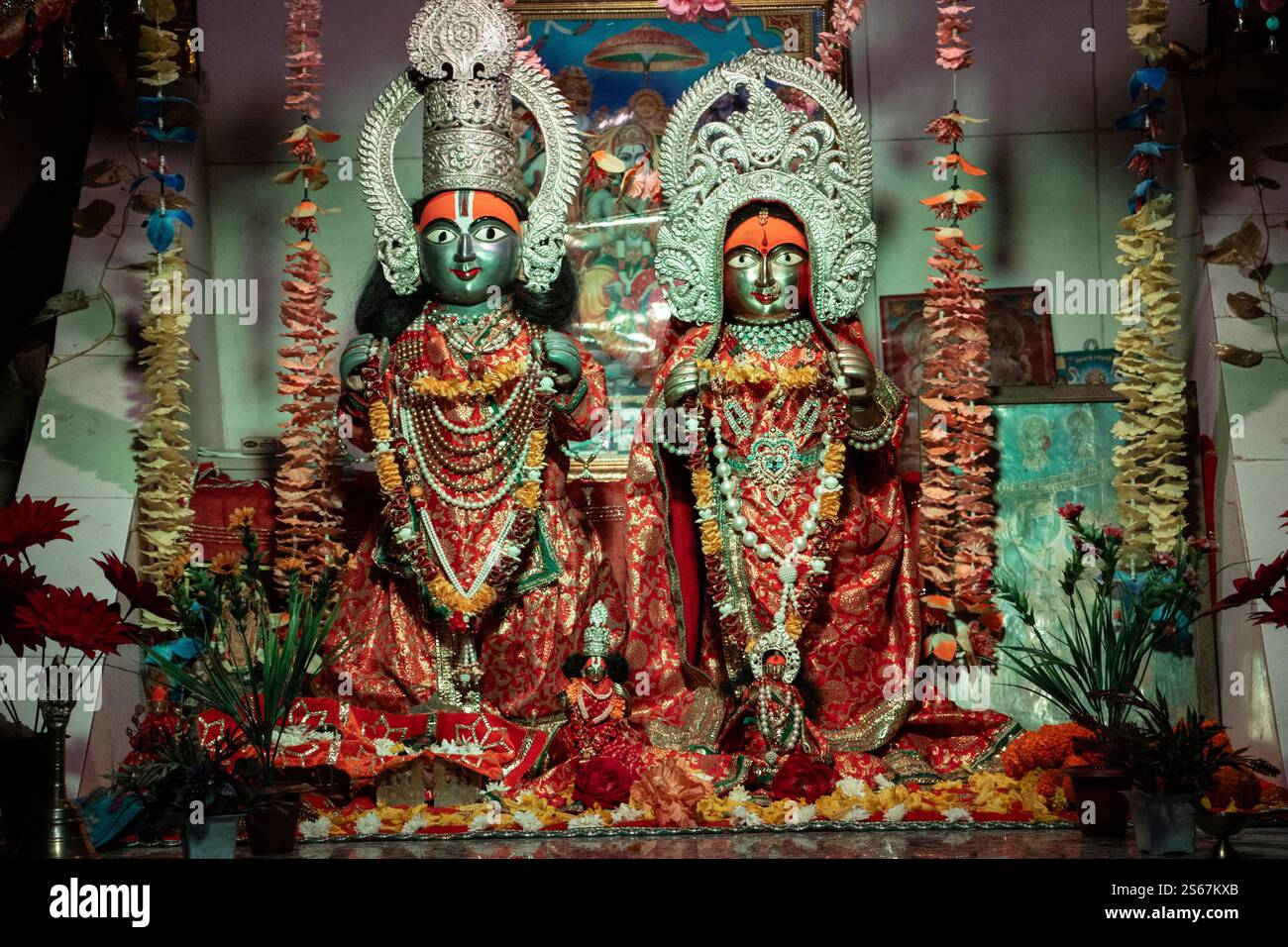 Ram Sita at Prachin Shri Sitaram Bibaha Mani Mandap, Janakpur. It is ...