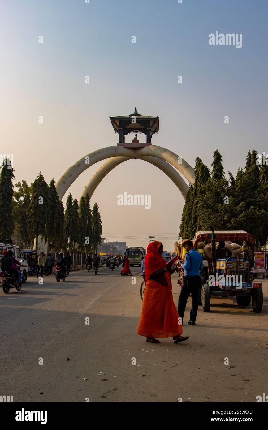 This iconic gateway at Ramananda Chowk is a landmark structure in ...