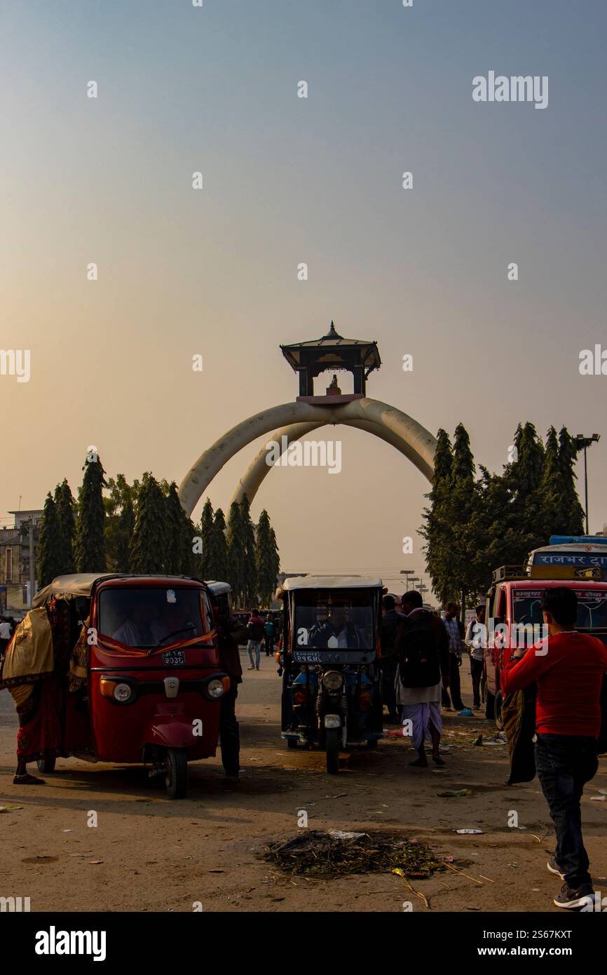 This iconic gateway at Ramananda Chowk is a landmark structure in ...