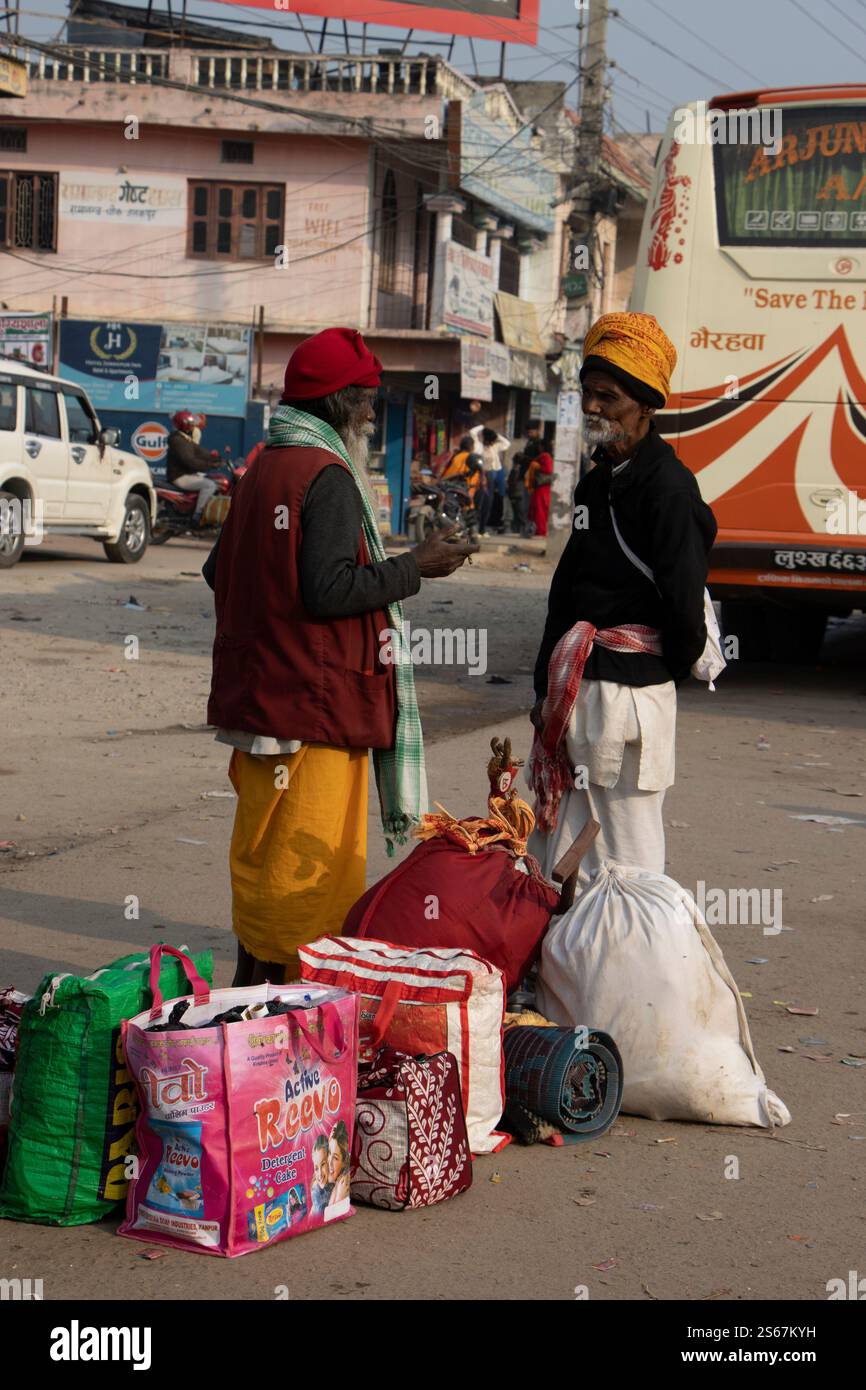 Pilgrims at Ramananda Chowk which is a landmark structure in Janakpur ...