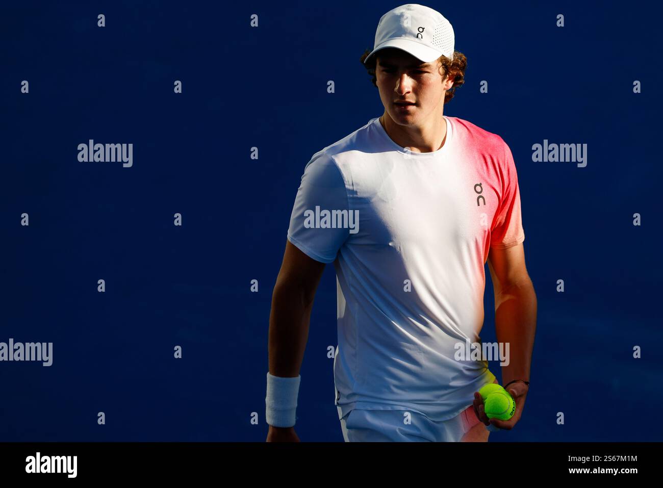Melbourne, Australia, 16 Jan 2025. Joao Fonseca (BRA) during the 2025 ...