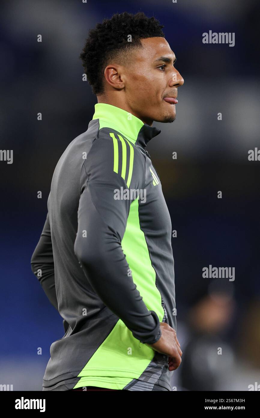 Liverpool, UK. 15th Jan, 2025. Tyrone Mings of Aston Villa during the ...