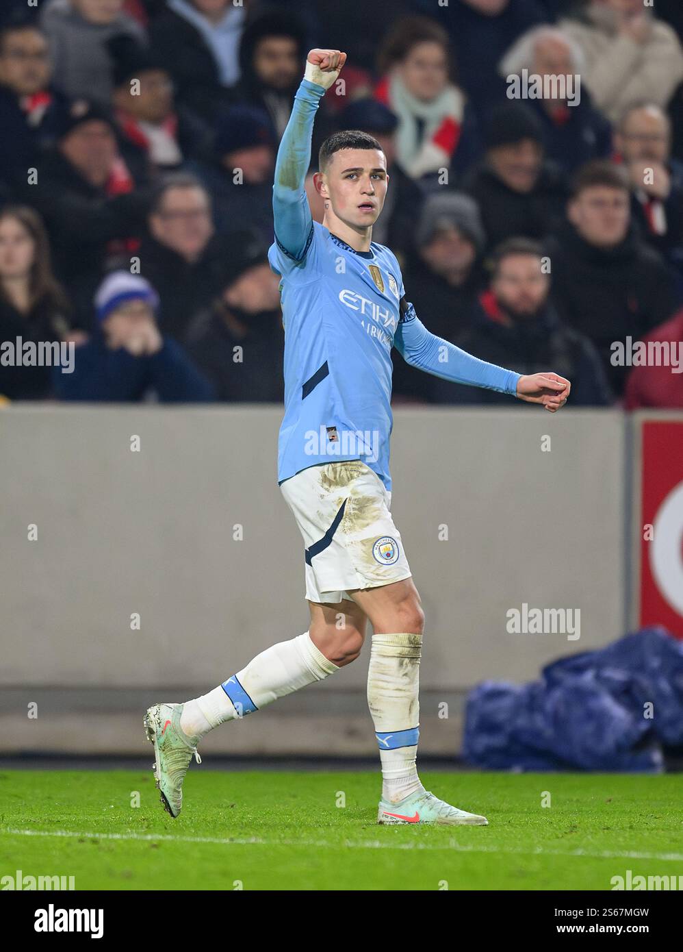 London, UK. 14th Jan, 2025. Brentford v Manchester City - Premier ...