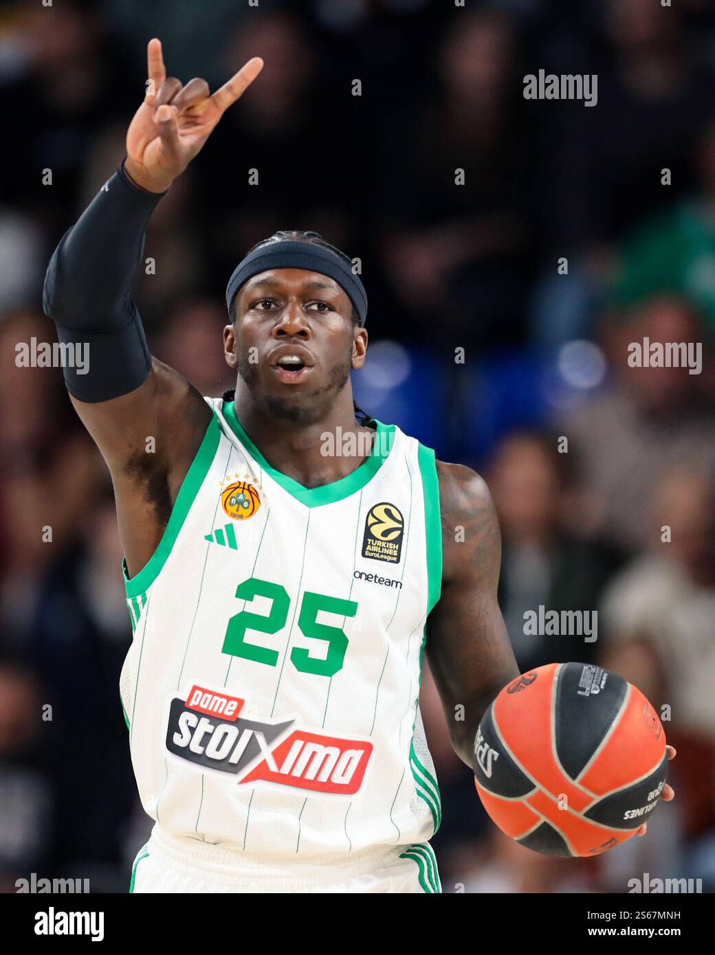 Barcelona, Spain. 15th Jan, 2025. Kendrick Nunn of Panathinaikos AKTOR ...