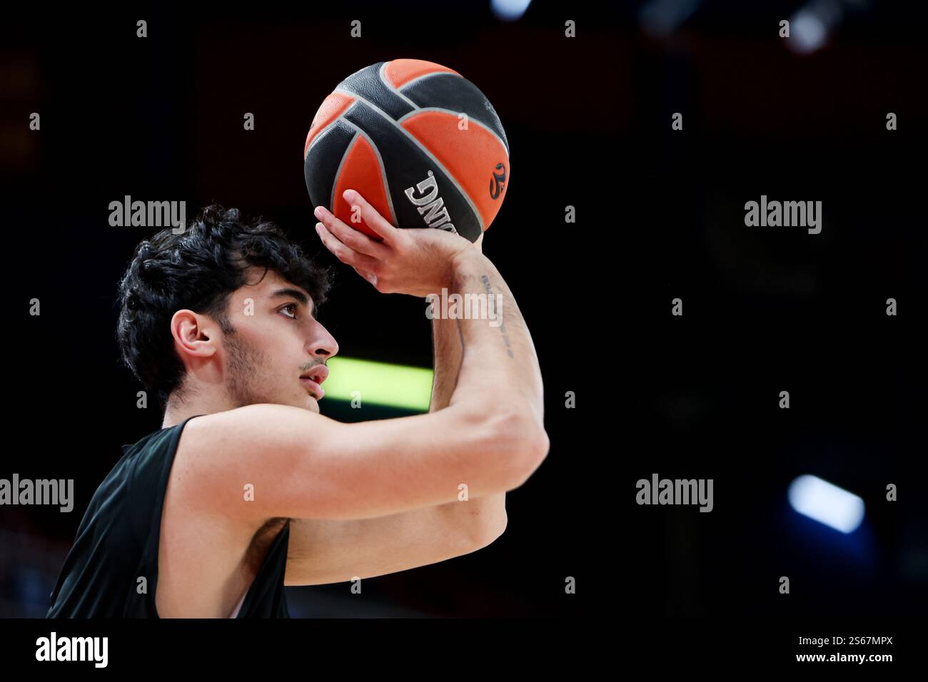 Alexandros Samodurov of Panathinaikos AKTOR Athens during the Turkish ...