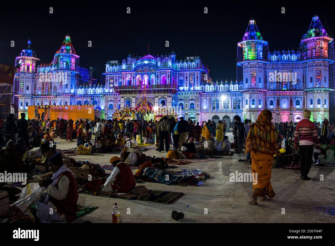 Janaki Mandir decked in colourful lights for Bibaha Panchami at ...