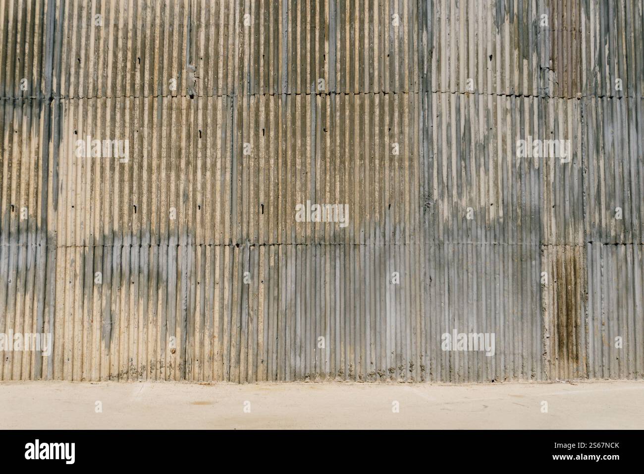 textured concrete wall. traces of pouring concrete wall Stock Photo - Alamy