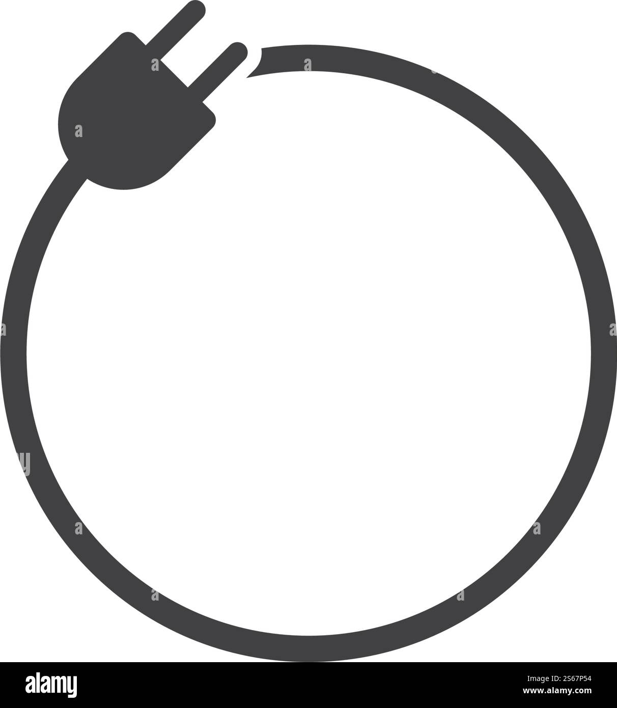 Electrical plugin icon vector flat design Stock Vector Image & Art - Alamy